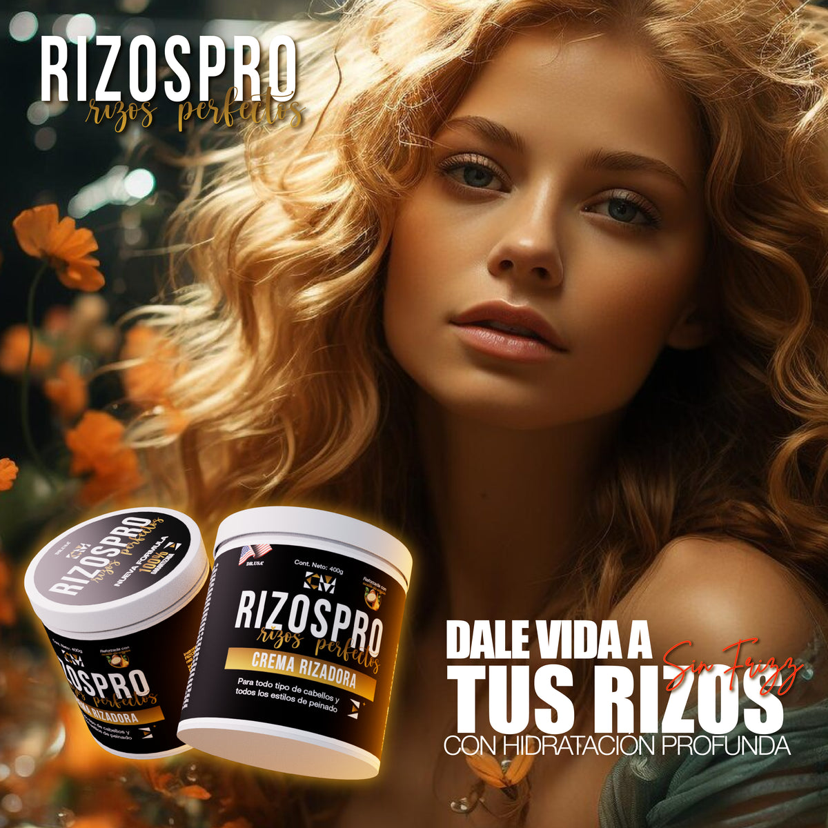 Rizos Pro By Dr. Usa - Crema Rizadora para Rizos Definidos y Resistent ...